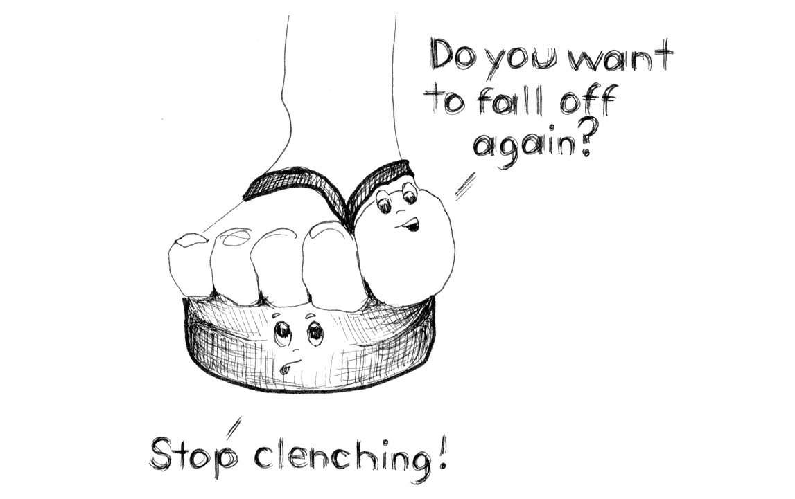 Clenching your toes, tension and the Flip Flop Headache - SJ.Vickery ...