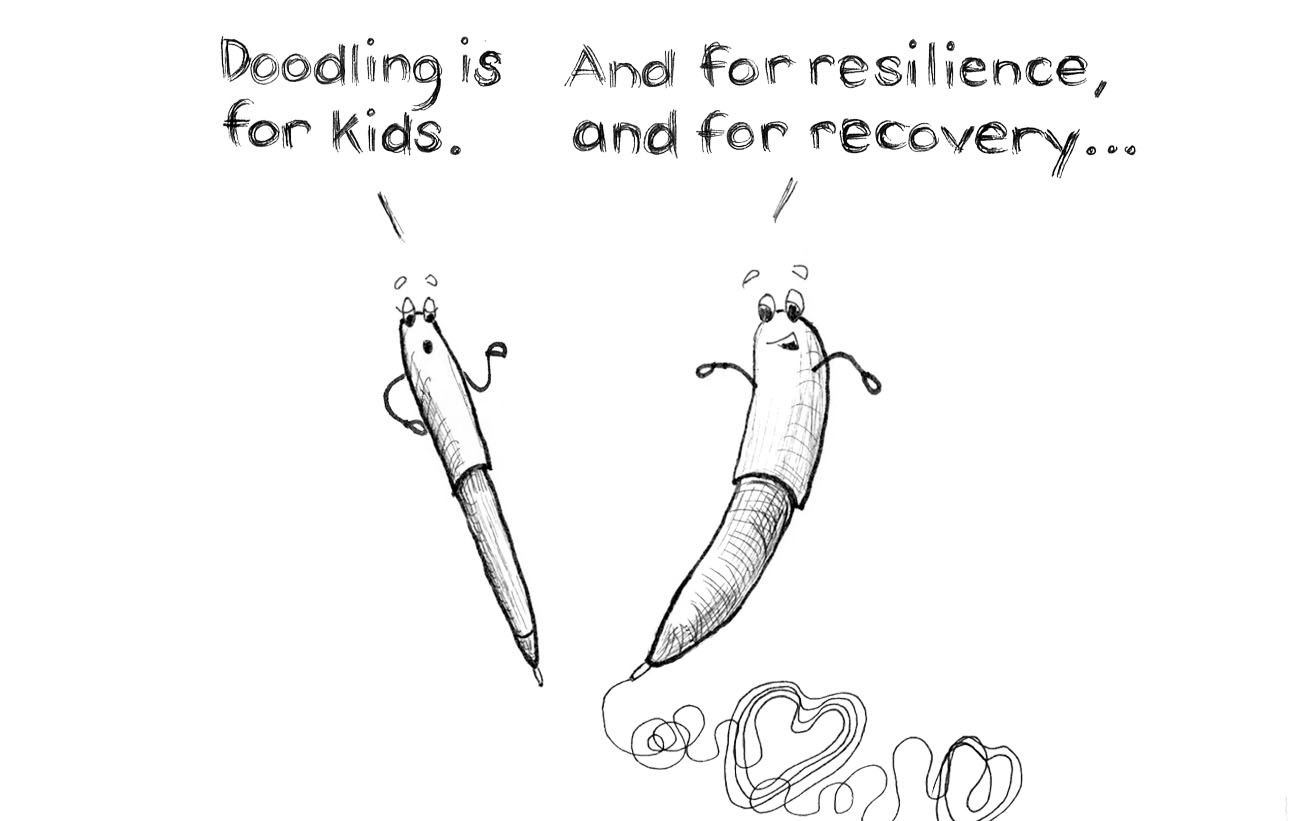 Can you Doodle your way out of grief? - SJ.Vickery Designs Ltd.